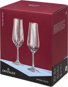 Crystalex Sklenice na sekt Tulipa Optic 170 ml 6 ks