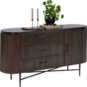 XXXLutz ŠIROKÁ KOMODA, barvy mosazi, 150/80/40 cm Ambia Home - Komody na nožičkách - 000204001001