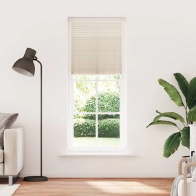 Plisovaná roleta 90 x 200 cm krémová 240640