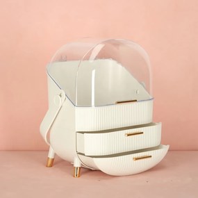 Creative Corner Skříňka na organizér kosmetiky Casket bílá