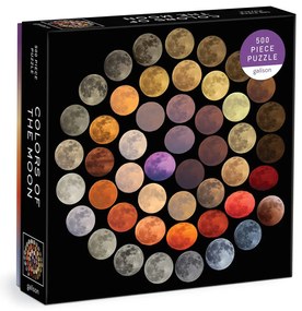 Galison Puzzle Barvy Měsíce 500 dílků
