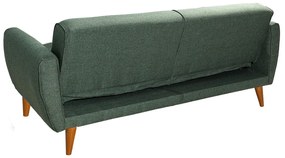 Designová rozkládací sedačka Zayda 210 cm tmavě zelená - II. třída
