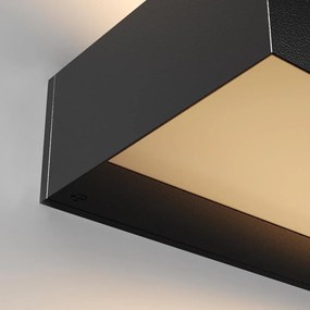 M O428WL-L20GF3K Nástěnné svítidlo Lot 3000K 20W teplá bílá 700lm černý hliník IP65 - MAYTONI