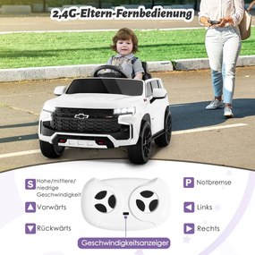 Costway Dětské elektrické auto Chevrolet s 2,4 G dálkovým ovládáním a odpružením