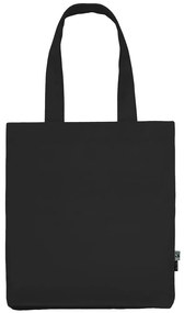 Neutral Látková nákupní taška z organické Fairtrade bavlny - Černá