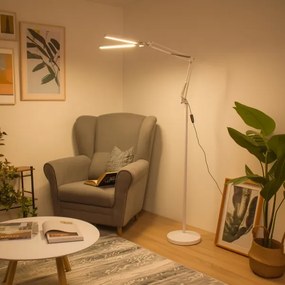 BRILAGI - LED Stm. flexibilní stojací lampa VARIO LED/14W/230V 157 cm bílá