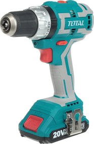 Vrtací šroubovák aku s příklepem, Brushless, 2000 mAh, industrial TOTAL TIDLI20608