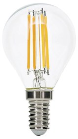 LED žárovka-kapka E14 4,5W filament 827 stmívatel.