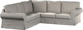 Potah na pohovku IKEA Ektorp rohová barva šedá látka pletený vzor