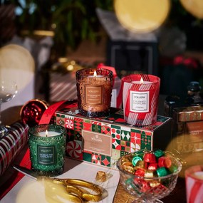 Voluspa dárková sada vánočních svíček Holiday Essentials Trio, 3x184 g