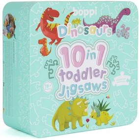 Puzzle boppi puzzle 10 in 1 dinosaurus