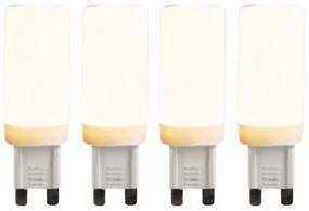 Sada 4 G9 3-stupňových stmívatelných LED žárovek 4,5W 500 lm 2700K