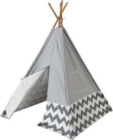 KidKraft Dětský stan TEEPEE šedá / od 3 let