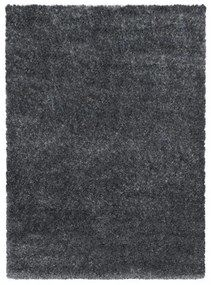 Vopi | Kusový koberec Brilliant shaggy 4200 grey - 80 x 250 cm