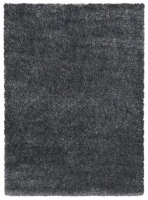 Vopi | Kusový koberec Brilliant shaggy 4200 grey - Kruh průměr 120 cm
