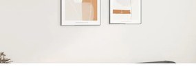 Čelo postele typu ušák šedá 203x23x78/88 cm umělá kůže 3117256