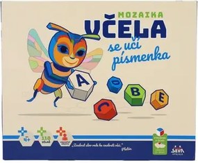 SEVA Mozaika Včela se učí písmenka / 110 dílků / od 4 let