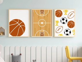 Benlemi Plakát pro děti BALÓNY Zvolte rozměr: 30x42 cm (A3)