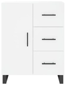 Skříň highboard bílá 69,5 x 34 x 180 cm kompozitní dřevo