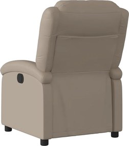 Elektrické polohovací křeslo cappuccino umělá kůže 3204218