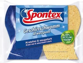 Spontex Houbičky na nádobí modro-žluté / Houbičky na nádobí / 2 ks / p