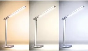 Solight WO53-S LED stolní lampička 7W stříbrná / stmívatelná / změna c
