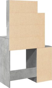 vidaXL Toaletní stolek se skříňkou 80 x 35 x 132 cm [848235] Barva: dub sonoma
