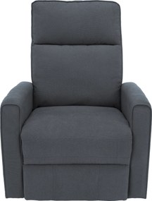 Relaxační otočné křeslo, šedá, MEKENZI