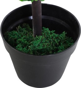 Outsunny Umělý buxus s 3 koulemi Ø 30 x 112H cm Zelený