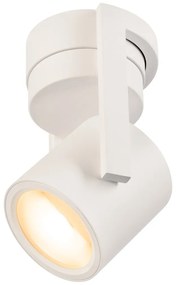 SLV Oculus, bílé nástěnné/stropní svítidlo, LED 10,5W 2000-3000K, průměr 9cm