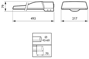 LED svítidlo Philips CoreLine Malaga G2 BRP102 LED103/730 II DM 69W 9240lm 3000K