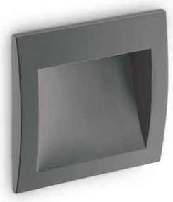 ILUX 255514 LED Venkovní zápustné svítidlo do zdi Ideal Lux WIRE AP BIG ANTRACITE 255514 4W 200lm 3000K IP65 14cm antracitové - IDEALLUX
