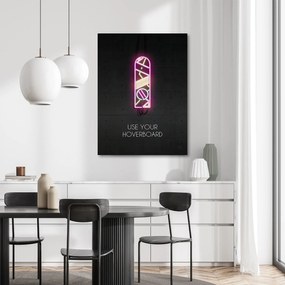 Gario Obraz na plátně Neonová deska - Rubiant Rozměry: 40 x 60 cm