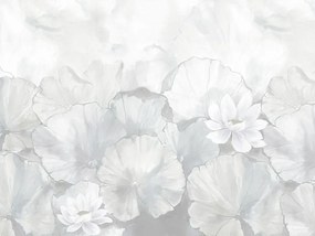 Vliesová obrazová tapeta Květy s listy Z66874 510 x 300 cm Satin Flowers