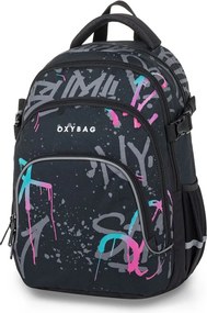 Oxybag OXY SCOOLER - studentský batoh Graffiti Pink