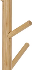 Stojanový věšák bambusový hnědý DR-N1006 WT