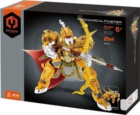 IM.MASTER Stavebnice Mechanický bojový robot 2v1 / 344 dílků / plast /