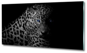 Wallmuralia Fotoobraz na skle Leopard 100x50