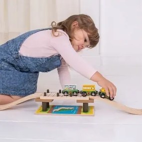 Bigjigs Rail Most Safari / od 3 let