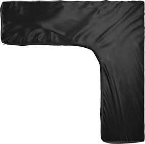Plachta na zahradní nábytek tvar L 20 oček 300 x 300 x 90 cm 319322