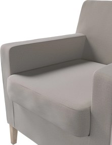 Potah na křeslo IKEA Karlstad barva béžová látka sametová
