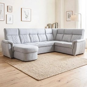 Sedací souprava BOSTON OT-III-R-II | 175x322x226 cm | pravá | EXTRA VYSOKÝ sedák a záda | VÝBĚR TKANIN