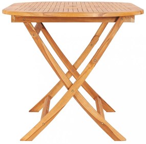 Skládací zahradní stůl teakové dřevo Dekorhome