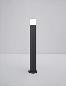 NV 9905021 Venkovní sloupkové svítidlo NOTEN LED černý hliník čirý a bílý akryl 8W 3000K 220-240V IP65 120st. IP65 - NOVA LUCE