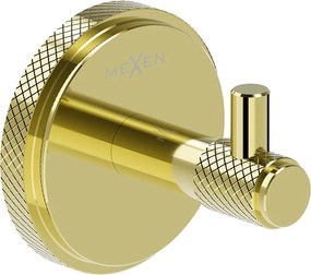 Mexen Gravo, nástěnný háček na ručníky, zlatá lesklá, 70A93011-50