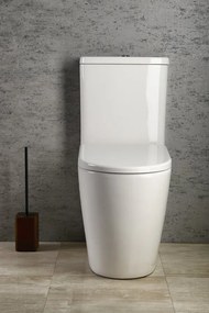 Sapho Sapho, TURKU RIMLESS WC kombi mísa zvýšená, sp./zad.odpad
