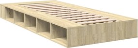 Rám postele dub sonoma 75 x 190 cm kompozitní dřevo 3280533