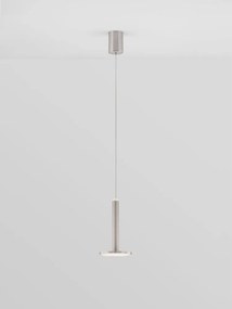 Kovové LED závěsné svítidlo v matně stříbrné barvě ø 15 cm Palencia – Nova Luce