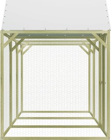 vidaXL Marketos Klec pro kuřata 4,5 x 1,5 x 2 m impregnovaná borovice