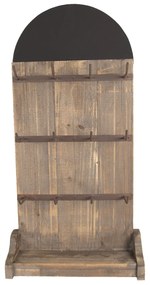 Dřevěný retro stojan na klíče/šperky - 38*24*79 cm